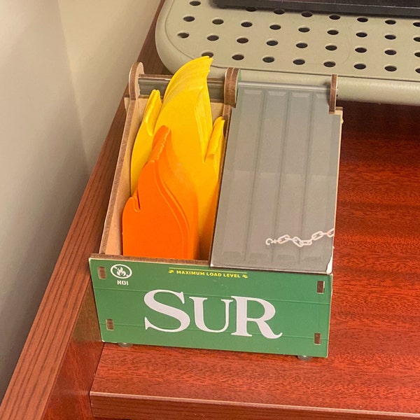 Sur Back Alley Dumpster Fire Desk Accessory - Vanderpump Rules Pencil ...