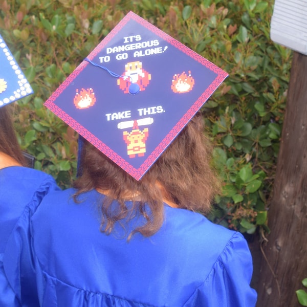 Legend of Zelda Printed Graduation Cap Topper, Funny Grad Cap Topper ...