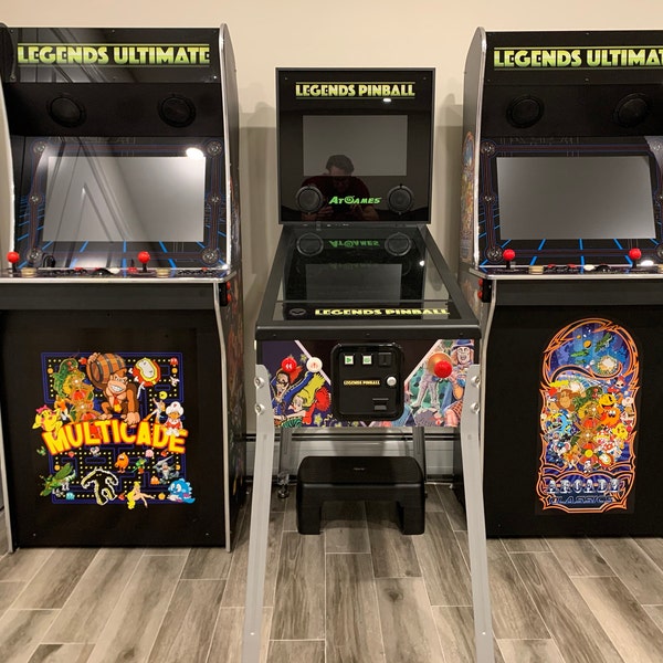 Mame Multicade Classics Side Art Arcade Cabinet Graphics Decals ...