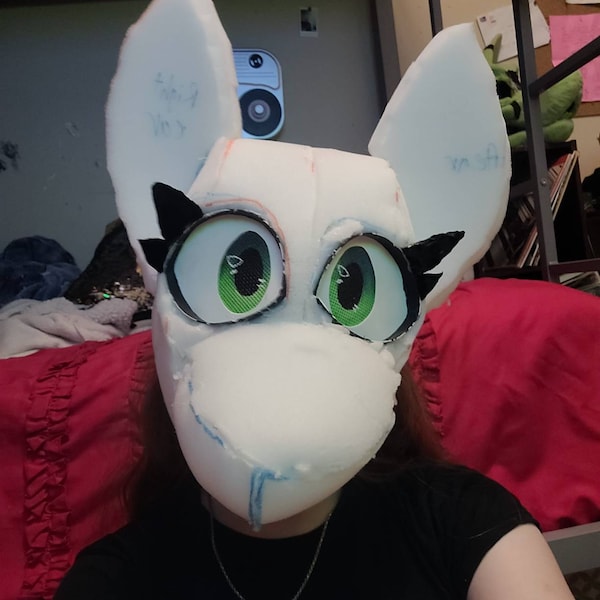 MLP Fursuit Head Base, My Little Pony Horse Template (PDF Digital ...