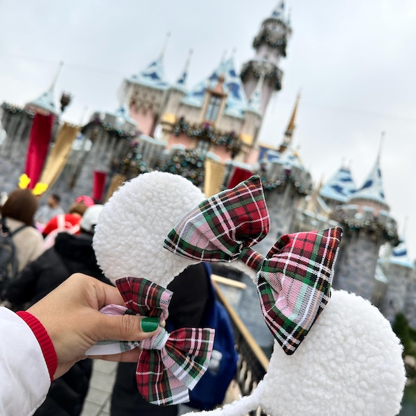 Lady and the Tramp Inspired Minnie Mickey Mouse Ears Headband - Etsy