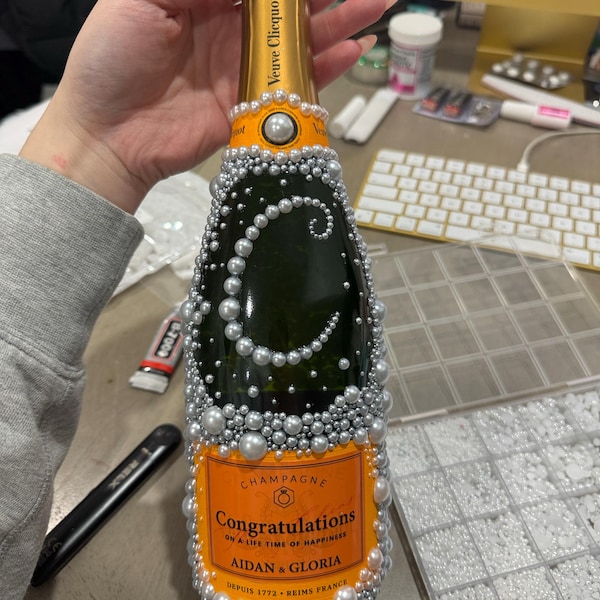 Custom Champagne Label, Champagne Bottle Labels, Mini Champagne Bottle ...