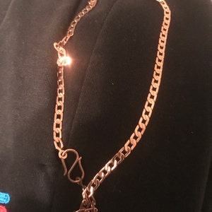 Pure Copper Snake Chain solid Copper Chain Snake Chain - Etsy