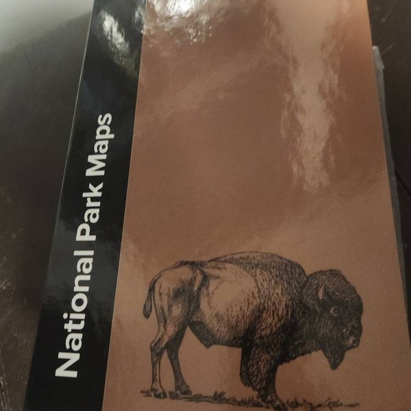 National Park Map Binder - Etsy