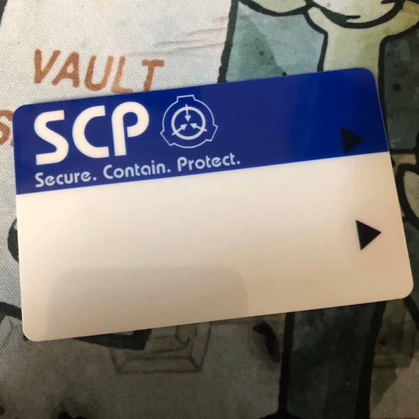 SCP Foundation Key Cards - Containment Breach Version - Etsy Australia