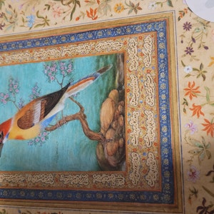 Umar Defeats A Dragon by Daswanth traditional Persian Miniature Art ...