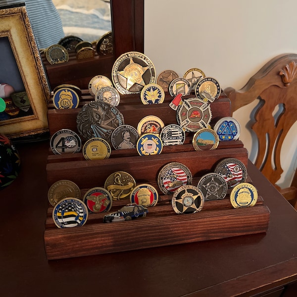 Challenge Coin Holder Display | Military / Law Enforcement / Fire ...