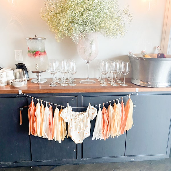 Muted Sunshine Garland - First Trip Around the Sun Birthday - Boho Sun ...