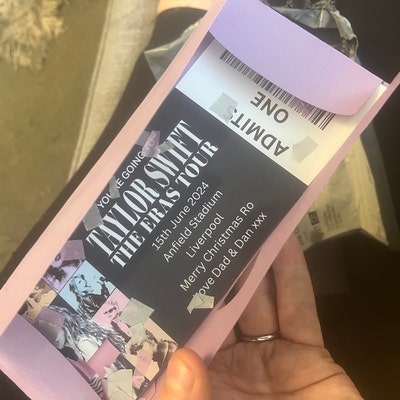 Era Tour Concert Ticket Design Bookmark - Etsy