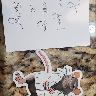 Lab Rat Vinyl Sticker - Etsy