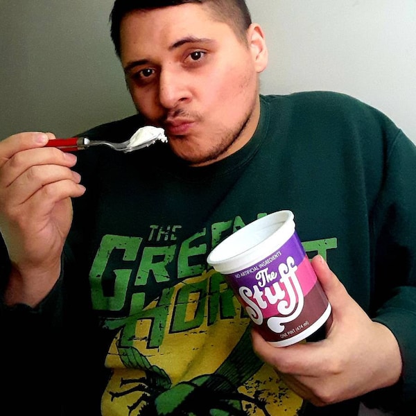 The Stuff Pint Container Movie Prop Dessert Horror 1985 VHS - Etsy