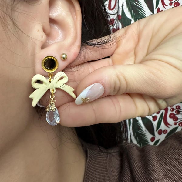 Elemental Dangle Gauges Dangle Plugs - Etsy