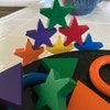 12 Traditional 2 Inch Stars 2 X 1/2 Wood Chunky Unfinished DIY - Etsy