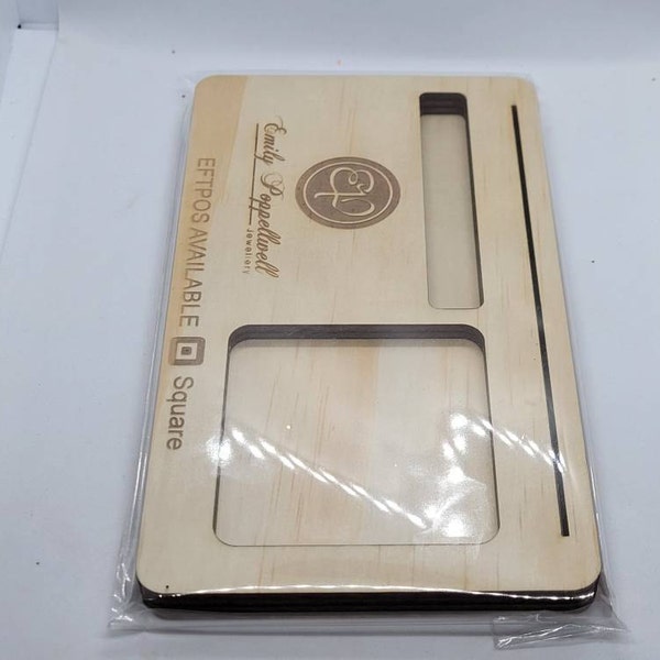 Square Reader Docking Station Holder Business Card Holder Personalised ...