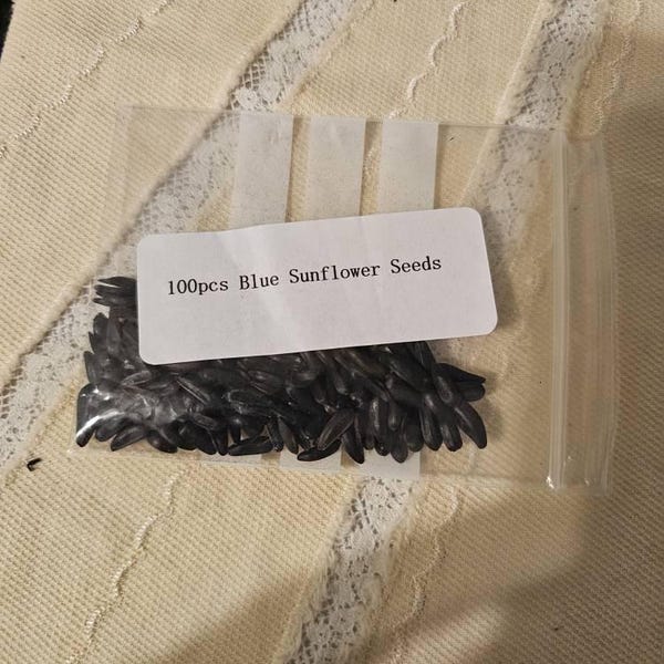 100pcs Blue Sunflower Seeds Plants Garden Plants Bonsai Rare Flower ...