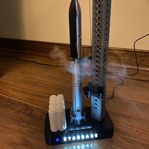 3D Printed Venting SLS Rocket A Desktop Model of Nasa's Space Launch ...