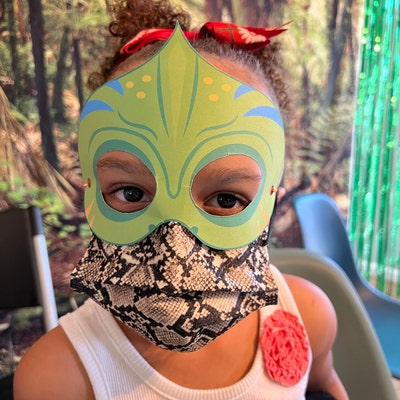 Reptile Printable Masks, Lizard Mask, Turtle, Alligator, Chameleon ...