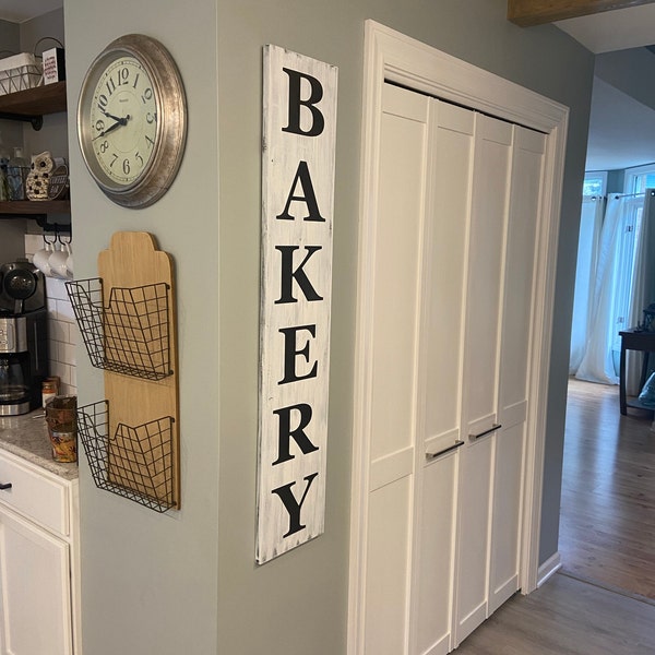 Bakery Sign|vertical Bakery Sign|large Bakery Sign|bakery Farmhouse ...