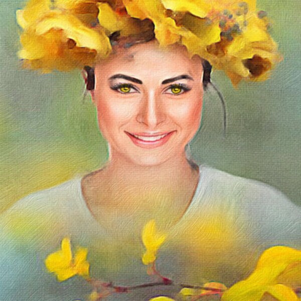 Custom Paint by Number Portrait From Photo Personalized Painting by ...