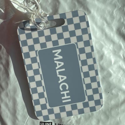 Personalized Kids Bag Tag for Back to School Name Tag for Backpack ...