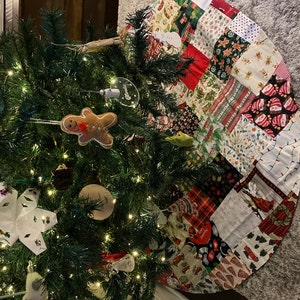 Grandma's Scraps Christmas Tree Skirts - Etsy