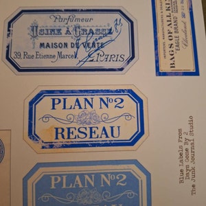 Distressed Numbers, Labels, Tickets, Tags, Flashcards, Ephemera, Junk ...