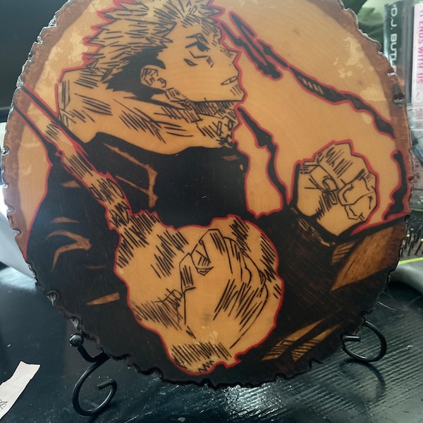 SUKUNA RYOMEN Final Form Anime/manga Wood Burning, Jujutsu Kaisen, W ...