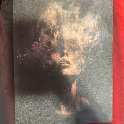 Enchanted Forest Firefly Art Print Botanical Wall Art, Landscape Canvas ...