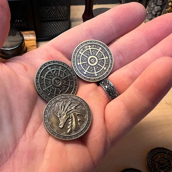 Fantasy Coins - Magic Gold - Etsy