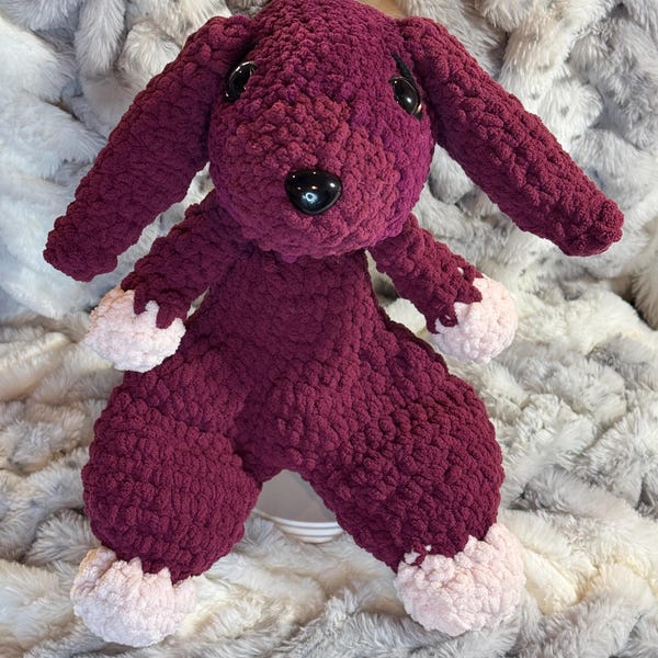PDF Crochet Pattern Snuggle Dog Mango DIY Amigurumi Kids Baby ...