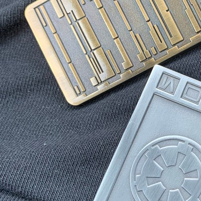 Gold Republic Credit Solid Metal Sabacc Gaming Tokens Star Wars Sabacc ...