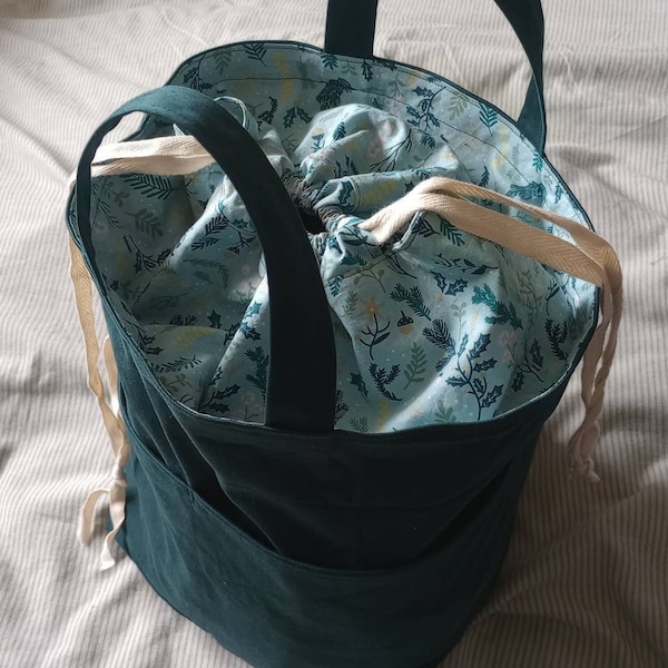 English PDF Sewing Pattern, Project Bag Sewing Pattern - Etsy