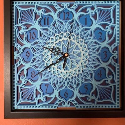 3D Mandala Law Enforcement Police Paper Cut File Digital Download SVG ...