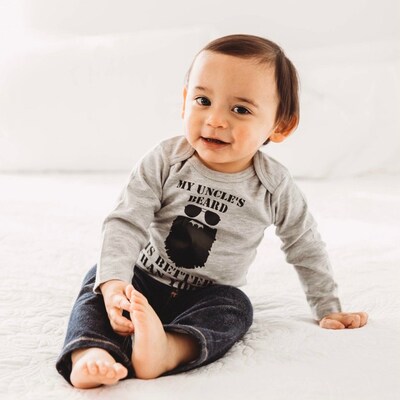 Uncle Baby Onesie®, My Uncle's Beard is Better Than Yours, Funny Uncle ...