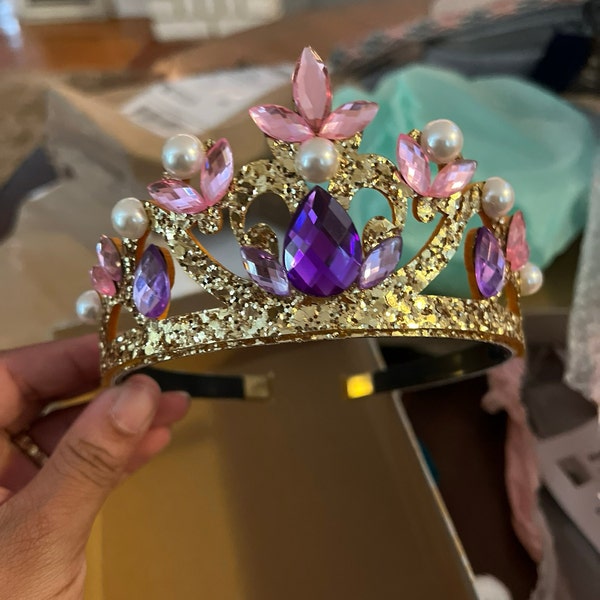 Belle Crown, Birthday Crown, Belle Headband, Princess Tiara, Disney ...