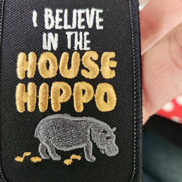 House Hippo SEW ON Patch - Etsy Canada