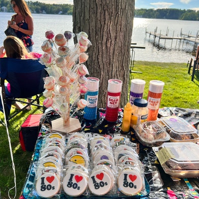 Aqua Net 80s PRINGLES Can Labels DIGITAL Printable Party Decor - Etsy