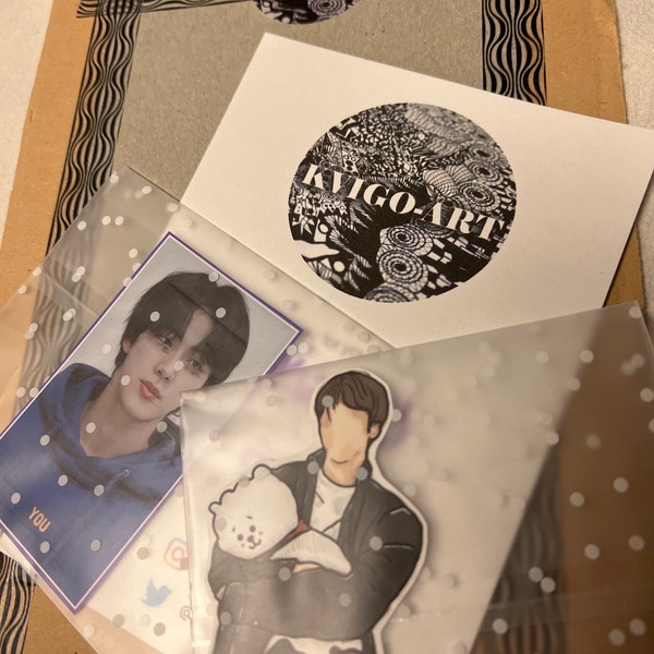 BTS Stickers | Jungkook | JK | Matte Sticker | Decals - Etsy