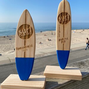 Custom Surfboard Keychain With Engraved Name - Etsy