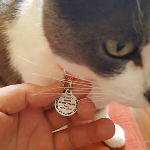 Medical ID Tag Black Kitty Cat Medical Alert - Etsy