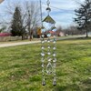 Iron Peace Sign Crystal Wind Chime Sun Catcher - Etsy