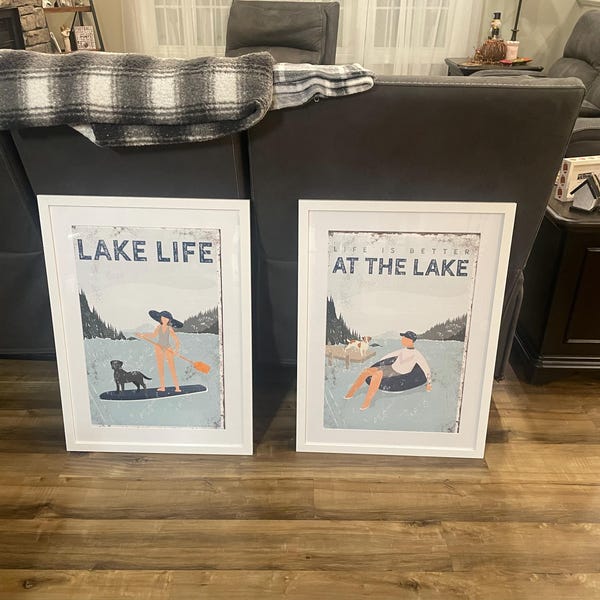 Custom LAKE LIFE Poster > Lake of the Ozarks Coastal Decor, Self Care ...