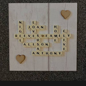 Dad Scrabble Birthday Card, Scrabble Birthday Card for Dad - Etsy