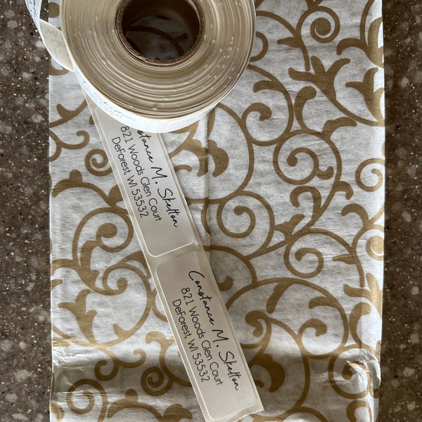 Address Labels Roll Modern Address Labels Address Labels 250 500 Return ...