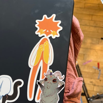 Minimalistic Space People Waterproof Stickers - Etsy