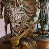 Brass Dattatreya Statue, 8" Inch Dattaguru Idol in Brass, Bhagwan ...