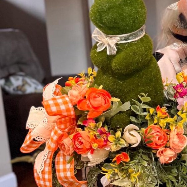 Elegant 4th of July Front Door Wreath | Patriotic Red White Blue Wreath ...