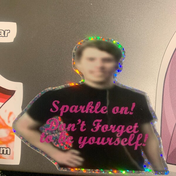 3” Jerma985 Glitter Sticker Sparkle On - Etsy
