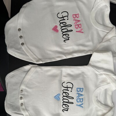Personalised Hello World Baby Girl Vest Bodysuit Pink and - Etsy