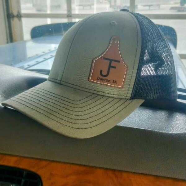Customizable Cow Tag Hat | Adult Cattle Tag Cap | Richardson 112 or ...